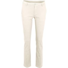 Heine Damen R&ouml;hren-Hose, Natur, Gr. 36, R&ouml;hrenhosen, Material: Baumwolle