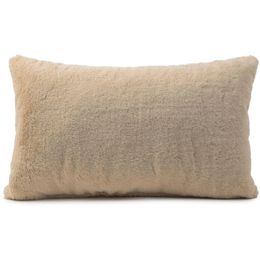 G&ouml;zze Dekokissen G&Ouml;ZZE, B:30cm H:10cm L:50cm, beige, Polyester, Dekokissen_Sitzkissen_Kissenh&uuml;llen, "Uni Flauschkissen LaPit"