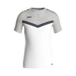 Jako Funktionsshirt Jungen Gr&ouml;&szlig;e 116 grau / schwarz / wei&szlig;