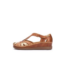 Pikolinos Sandals 'Cadaques' female size 40 Camel / Cognac / Gold