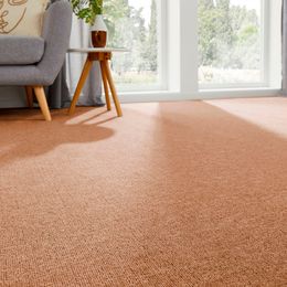 ANDIAMO Teppichboden "Bob, Feinschlinge, Gesamth&ouml;he 4,5 mm, Luxusklasse LC1", B : 500cm 1 Stk., L: 500cm, braun, Schlafzimmer, Teppiche, meliert,