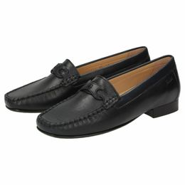 Sioux Damen Slipper "Colandina", Gr. 35, blau, Obermaterial: 100% Lammnappaleder LANA. 100% Gummi rubber., Schuhe