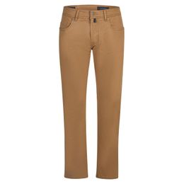 Pierre Cardin Herren Stoffhose "Laval", braun, Gr. 36, uni, Obermaterial: 98% Baumwolle CO. 2% Elasthan EL., Hosen, im Straight Fit