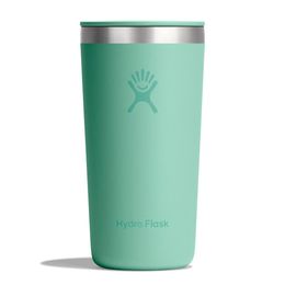 Hydro Flask Thermobecher "12 OZ All Around Tumbler Press-In Lid, 355 ml", &Oslash; 7,24cm x 14,48cm, 355ml, 1mermaid gr&uuml;n, Trinkgef&auml;&szlig;e, Kompatibel mit