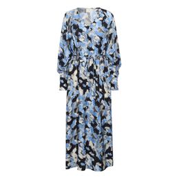 Kaffe Damen Midikleid "Kleid KAjodie", schwarz, Gr. 40, Obermaterial: 80% Viskose CV. 20% Polyamid PA., Kleider