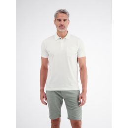 Lerros Herren Poloshirt, wei&szlig;, Gr. XXL, unifarben, Single Jersey, Obermaterial: 75% Baumwolle, 25% Polyester, Shirts, mit Logo Stickerei