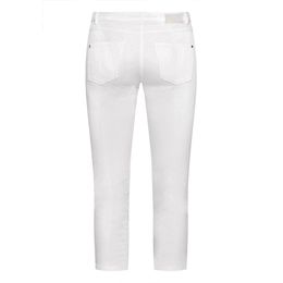 Betty Barclay Damen Regular-fit-Jeans "Damen mit aufgesetzten Taschen", wei&szlig;, Basic, Gr. 42, Obermaterial: 74% Baumwolle, 11% Polyester, 11%