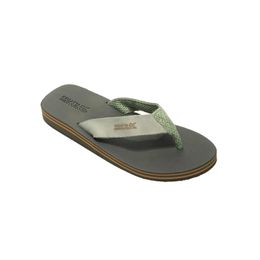 Regatta Herren Sandale "Rico", Gr. 44, gr&uuml;n, Obermaterial: 100% Textilmaterial TEXMAT., Schuhe