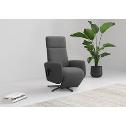 TV-Sessel OTTO HOME, B:71cm H:110cm T:82cm, grau, 95% Polyester 5% Polyamid, Sessel, "Rochelle, inkl. Kopfteilverstellung & 360 Drehfunktion",
