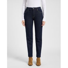 Lee Damen 5-Pocket-Jeans "Lee-CAROL", blau, Gr. 28, Denim/Jeans, Obermaterial: 84% Baumwolle, 14% Polyester, 2% Elasthan, Jeans, hohe Leibh&ouml;he