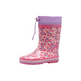 Kangaroos M&auml;dchen Gummistiefel "K-Rain Jump", Gr. 33grape, flower fusion, Gummi, Schuhe, Wasserdicht, Warmfutter