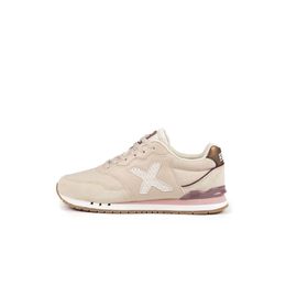 MUNICH Sneaker 'Dash' Damen Gr&ouml;&szlig;e 39 beige / dunkelbraun / wei&szlig; Sommerschuhe