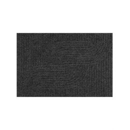 Fu&szlig;matte, Grau, Gr. 60x90 cm - rechteckig, wash+dry by Kleen-Tex, Fu&szlig;matten, Material: Polyester. R&uuml;ckseite: Gummi
