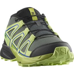 Salomon Kinder Wanderschuh "SPEEDCROSS J", Gr. 35, gr&uuml;n, Synthetik, Textil, Schuhe, wasserdicht
