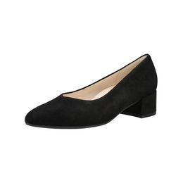 Gabor Damen Pumps "Gabor Pumps Veloursleder", Gr. 38, schwarz, Veloursleder, Schuhe