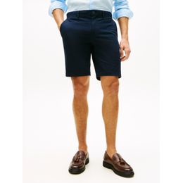 Tommy Hilfiger Herren Chinoshorts "DENTON", blau, Gr. 33, Web, Obermaterial: 97% Baumwolle, 3% Elasthan, Hosen, gerade Form, schlichtes Design