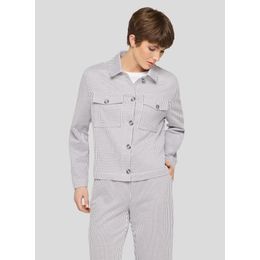 Rabe Damen Blouson "Jacke", grau, Gr. 42, gestreift, 68%Baumwolle 29%Polyester 3%Elasthan, Jacken