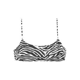Venice Beach Damen Bustier-Bikini-Top, Schwarz, Gr. 42C/D, Bustier-Bikinis, Material: Polyamid