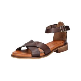 Pavement Damen Riemchensandale "Pavement Sandalen Leder", Gr. 37, braun, Leder, Schuhe