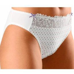 Damen Slip, Natur, Gr. 40/42, Nuance by Lascana, Unterhosen, Material: Polyamid
