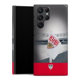 DeinDesign Galaxy S22 Ultra Handy Premium Case Smartphone Handyh&uuml;lle Schutzh&uuml;lle gl&auml;nzend Vfb Stuttgart Bundesliga Official Licensed Product Premium Case