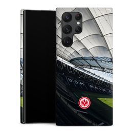 DeinDesign Galaxy S22 Ultra Handy Premium Case Smartphone Handyh&uuml;lle Schutzh&uuml;lle gl&auml;nzend Eintracht Frankfurt Stadium Official Licensed Product Premium Case