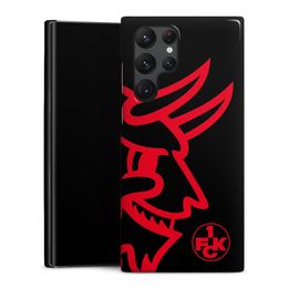 DeinDesign Galaxy S22 Ultra Handy Premium Case Smartphone Handyh&uuml;lle Schutzh&uuml;lle gl&auml;nzend 1. Fc Kaiserslautern Logo Official Licensed Product Premium Case