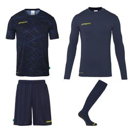 Uhlsport Herren Sportanzug "Torwart-Sets Prediction", blau, Gr. XXL, Obermaterial: 100% Polyester Pol. recyc.., Sportanz&uuml;ge