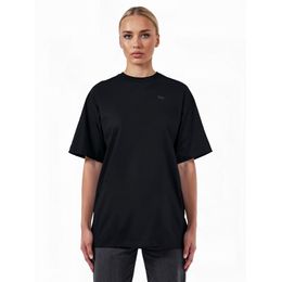 Trueprodigy Damen Oversize-Shirt "Haram F Logo Stickerei Oversized Rundhals", schwarz, Gr. XL, Obermaterial: 100% Baumwolle CO., Shirts