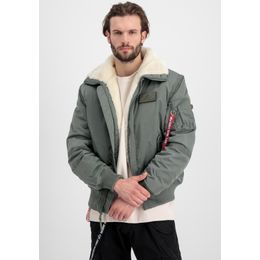 Herren Bomberjacke "B15-3 TT", gr&uuml;n, Gr. XXL, Alpha Industries, unifarben, Web, Obermaterial: 100% Nylon, Jacken, Kunstfaser, regular fit