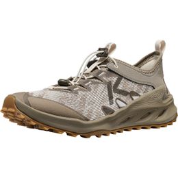 Keen Herren Sandale "ZIONIC ADV", Gr. 44, beige, Textil, Schuhe, atmungsaktiver Outdoorschuh