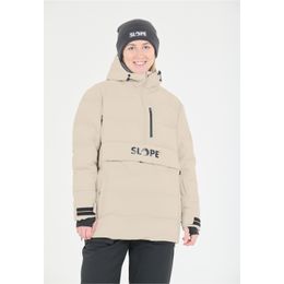 SLOPE Damen Skijacke "Thumper", beige, Gr. M, unifarben, 100% Polyester, Jacken, mit wasserdichter Membran