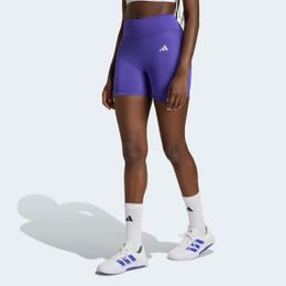 Damen Shorts "OPTIME ESSENTIALS WORKOUT KURZE LEGGINGS", lila, Gr. M, adidas Performance, Obermaterial: 85% Polyester, 15% Elasthan, Hosen, f&uuml;r