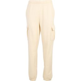 Urban Classics Herren Jogginghose "Urban Classics Light Terry Wide Cargo Sweatpants"sandwei&szlig;, Gr. L, unifarben, 65% Baumwolle (Bio), 35% Polyester,
