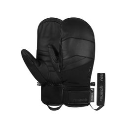 Reusch Damen F&auml;ustlinge "Snow Pro Down R-TEX XT Mitten", schwarz, Gr. 7,5, mehrfarbig, 60% Polyester, 40% Rindsleder, Handschuhe, h&ouml;chste W&auml;rmestufe,