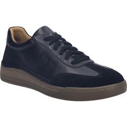 Josef Seibel Herren Schn&uuml;rschuh "Cleve 07, schwarz-kombi", Gr. 43, schwarz, Obermaterial: 100% Rindsleder Leather cow., Schuhe