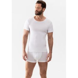 Mey Herren T-Shirt "Casual Cotton (K)", Gr. S, wei&szlig;, Feinripp, Obermaterial: 100% Baumwolle, unifarben, Shirts, Elastischer Halsabschluss