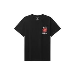 Herren T-Shirt "Clean Cut Copenhagen Pasta T-Shirt", schwarz, Gr. XL, Clean Cut Copenhagen, bedruckt, 100% Baumwolle, Shirts