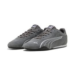 Puma Damen Sneaker "CATCH SD", Gr. 40, grau, Leder, unifarben, Schuhe, f&uuml;r sportliche und l&auml;ssige Looks, mit Leder-Obermaterial