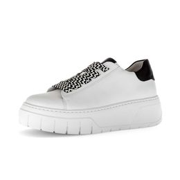 Gabor Damen Sneaker "Sneaker low", Gr. 43, schwarz-wei&szlig;, Schuhe