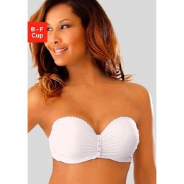 Damen Multiway-BH, NUANCE BY LASCANA, Gr. 105, beige, Microtouch, Obermaterial: 88% Polyamid, 12% Elasthan, BHs, mit B&uuml;gel und mit Schale, Sommer