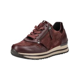 Gabor COMFORT Damen Sneaker "Gabor Comfort Sneaker Veloursleder", Gr. 38merlot, Veloursleder, Schuhe