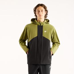 New Balance Herren Trainingsjacke "UTILITY STRETCH WOVEN JACKET", gr&uuml;n, Gr. S, Obermaterial: 86% Polyester, 14% Elasthan, Jacken, Trainingsjacke f&uuml;r