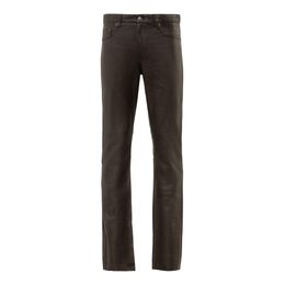 RICANO Herren Lederhose "Lederhose No. 3 TR - Cow Waxy", braun, Gr. 32, Obermaterial: 100% Rindnappaleder CNA., Hosen, Handgefertigt aus echtem Leder