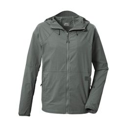 Killtec Herren Funktionsjacke "KOS 182 MN JCKT", grau, Gr. M, Obermaterial: 88% Polyamid, 8% Elasthan, 4% Polyester, Jacken, Wasserabweisende,
