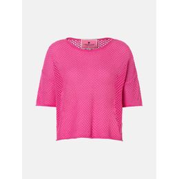 LIEBLINGSST&Uuml;CK LIEBLINGSST&Uuml;CK Damen Kurzarmpullover "AriadneL"830, lovely pink, Gr. 42, 60% Baumwolle, 40% Viskose, Pullover, mit Baumwolle und Viskose