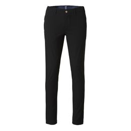 MEYER Herren Chinos "M5 Move 9-6196"schwarz, Gr. 33, unifarben, 68% Polyester, 28% Viskose, 4% Elasthan, Hosen, in Regular Fit, M5 Serie