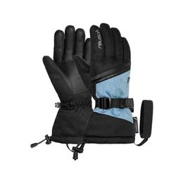 Reusch Damen Skihandschuhe "Demi R-TEX XT", schwarz, Gr. 7,5, mehrfarbig, 94% Polyester, 6% Lederimitat, Handschuhe, mit verstellbarem Verschluss