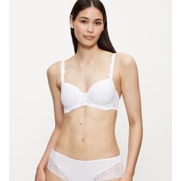 Triumph Damen T-Shirt-BH "Amourette Charm", Gr. 75, wei&szlig;, Microtouch, Obermaterial: 45% Polyester, 34% Polyamid, 21% Elasthan, unifarben, BHs,