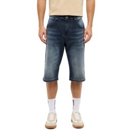 Mustang Herren Shorts "Herren Style Denim Bermuda", blau, Gr. 30, unifarben, Denim/Jeans, 86% Baumwolle, 13% Polyester, 1% Elasthan, Hosen